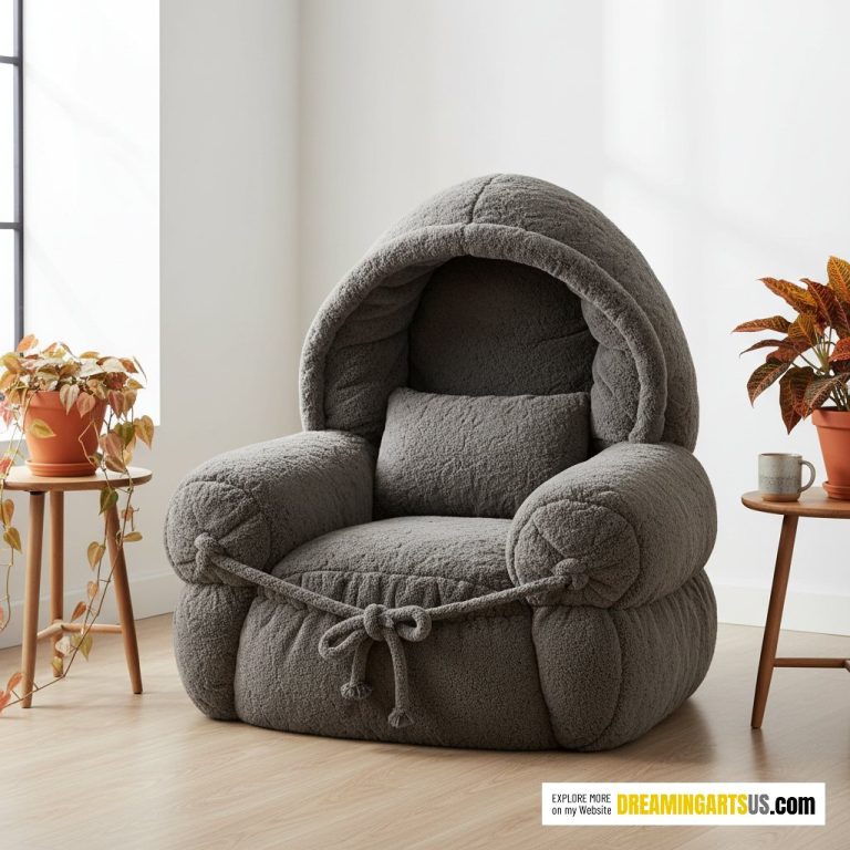 Hoodie Chair | The Perfect Blend of Fluff, Fashion & Functionality
