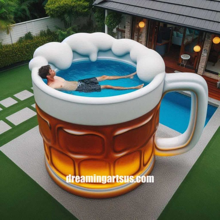 Beer Mug Shaped Swimming Pool: Designed For Those Who Like Beer