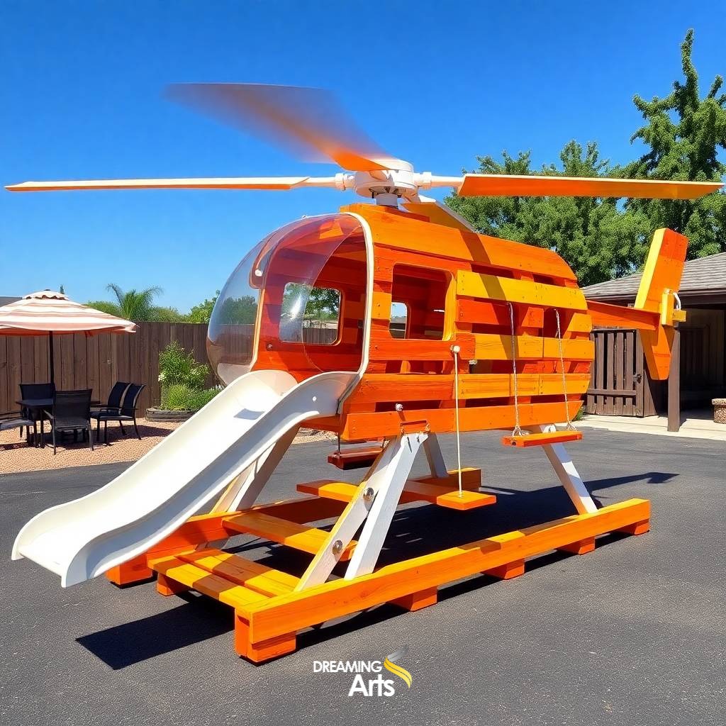 Pallet Helicopter Playgrounds | DIY Project for Creative Parents