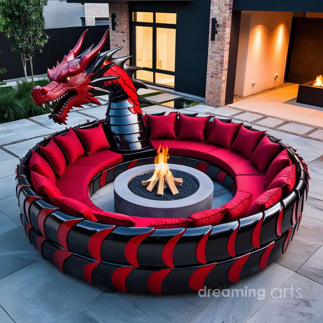 Transform Your Backyard with Dragon Fire Pit Patio Sets