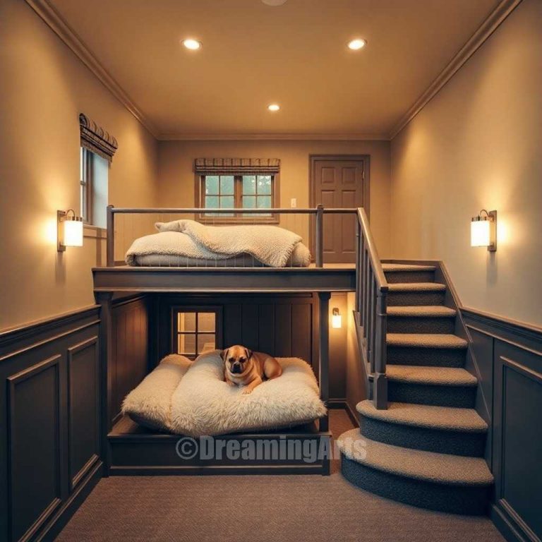 Adorable Two-Storey Dog Bed: The Perfect Luxury Home for Your Furry Friend