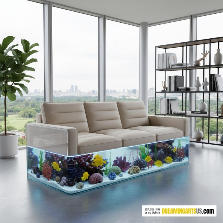 Aquarium Sofas: Dive into comfort with stunning underwater views
