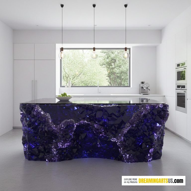 Luxury Mineral Crystal Kitchen Islands | Price & Customization