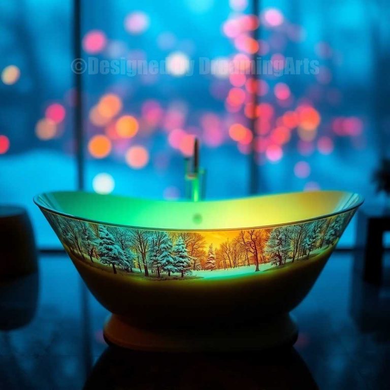 Transform Your Bathroom Into a Winter Wonderland with a Winter Bathtub