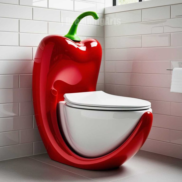 Chile Pepper Toilets: Perfect for Fans of Unique and Playful Bathroom ...