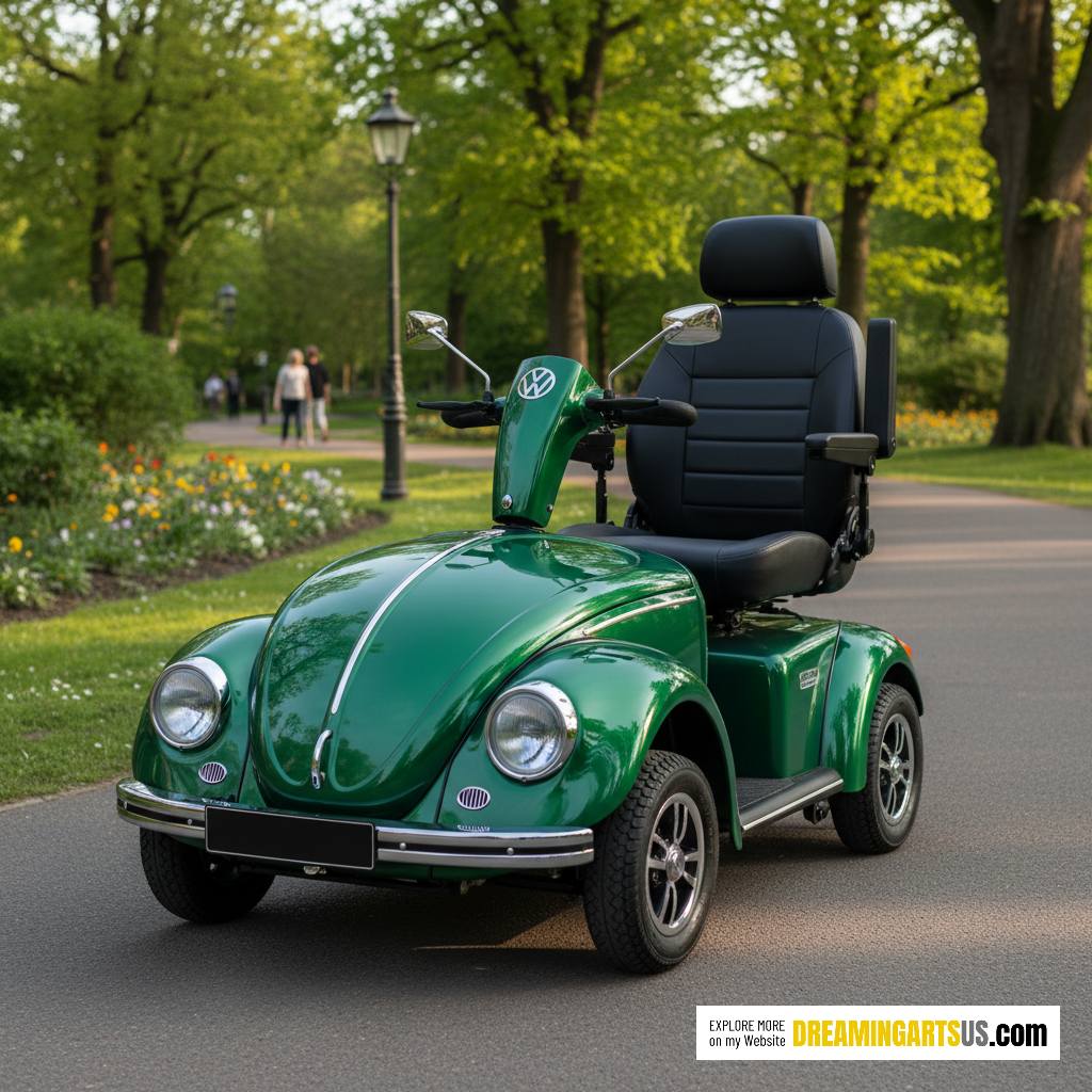 VW Beetle inspired Mobility Scooter | For Volkswagen Lovers