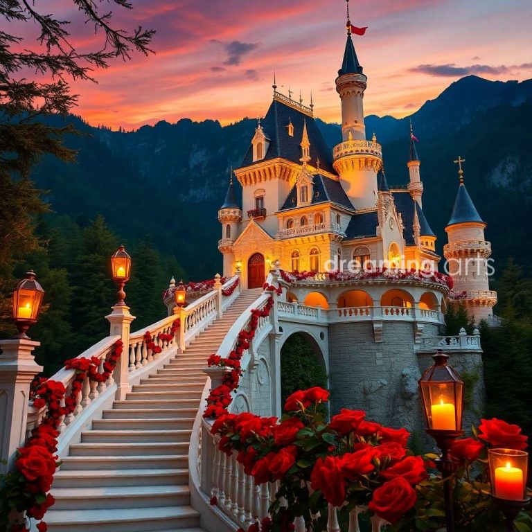 Exploring the Castle of Red Roses: A Journey into a Fairytale