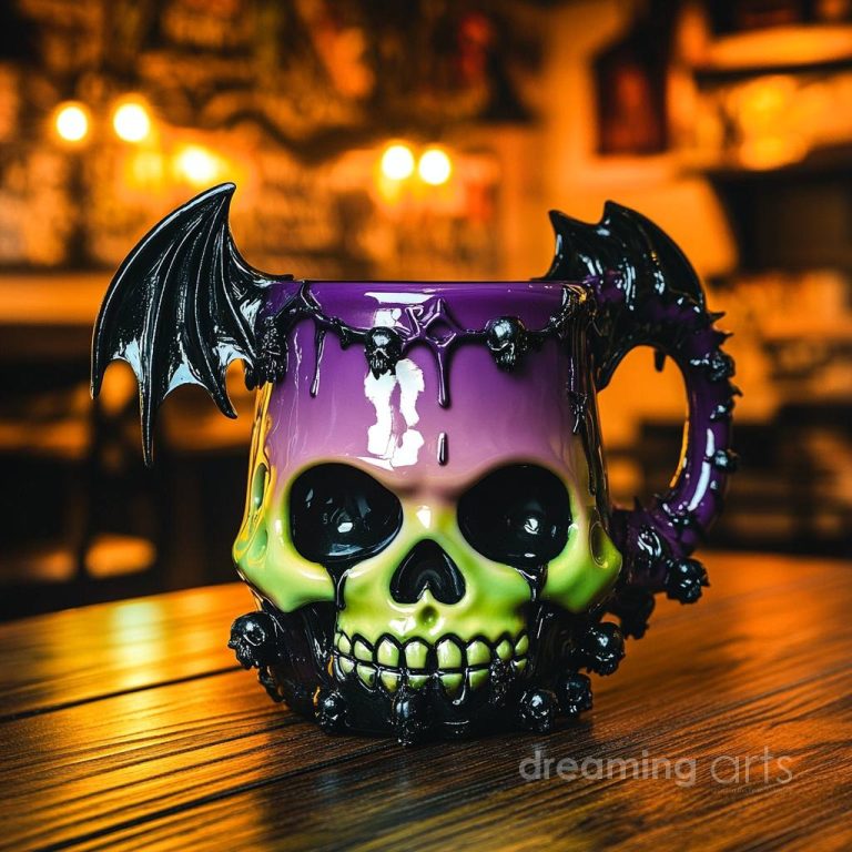 Gift Ideas for the Edgy Coffee Lover: Gothic Skull-Shaped Coffee Mugs
