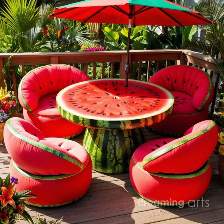 Turn Your Patio into a Tropical Paradise with Fruit shaped Patio Sets