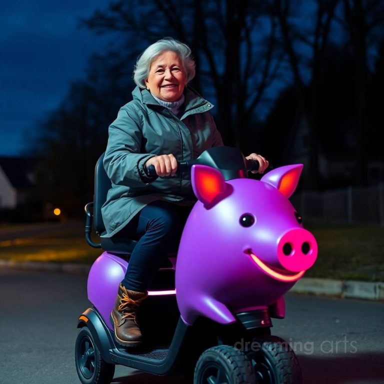 Glowing Pig Scooters: Mobility That Makes You Smile