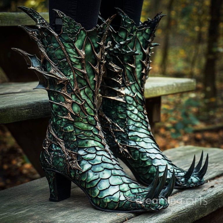 Green Dragon Boots: The Ultimate Footwear for Fantasy Fashion Fans