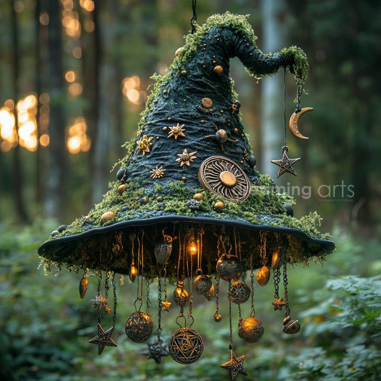 Witch Hat Wind Chime: Mystical Sounds That Soothe the Soul