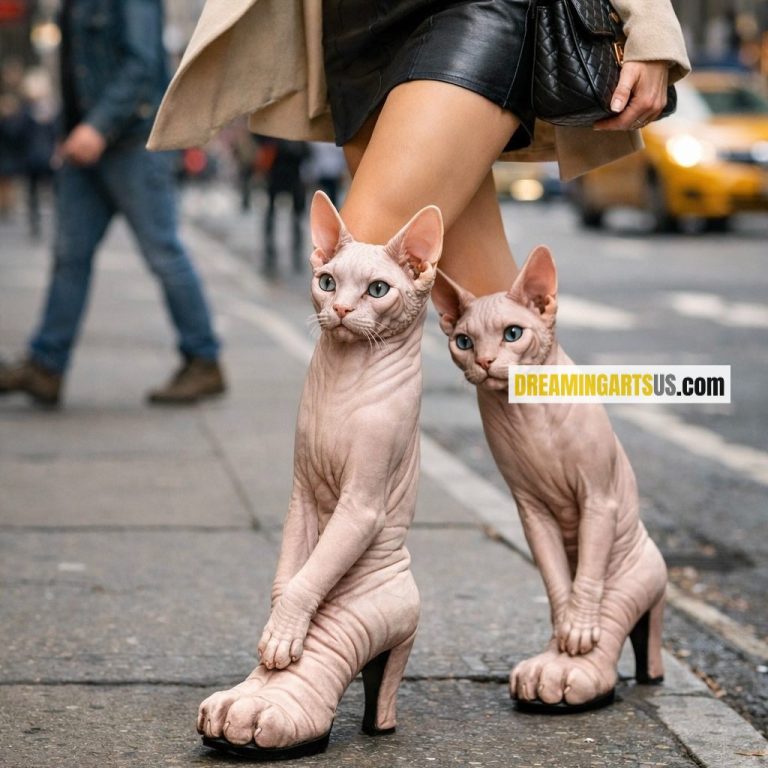 Cat-Shaped High Boots inspired by Your Favorite Breeds