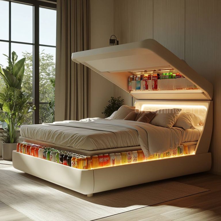 Snack beds | Beds with Built-in Snack and Drink Storage