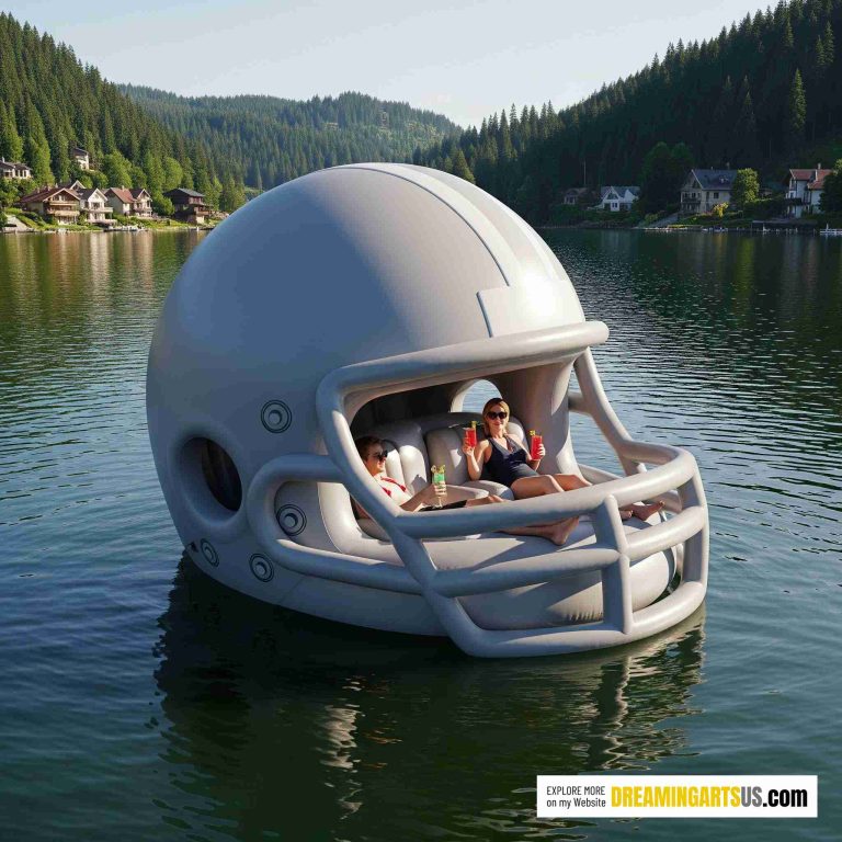 Football Helmet Lake Float: The Ultimate Game Day Party Platform