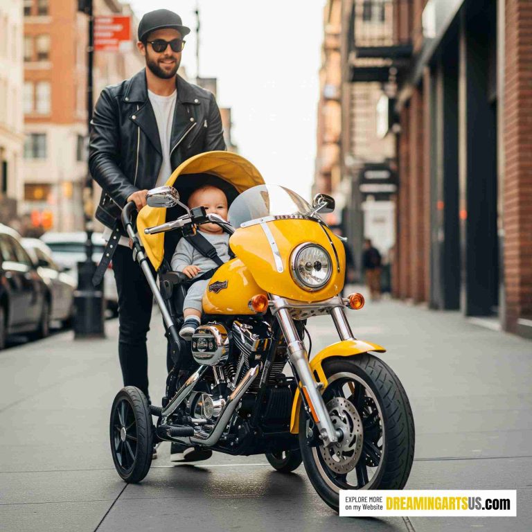 Harley-inspired Stroller | The Ultimate Ride for Little Rebels