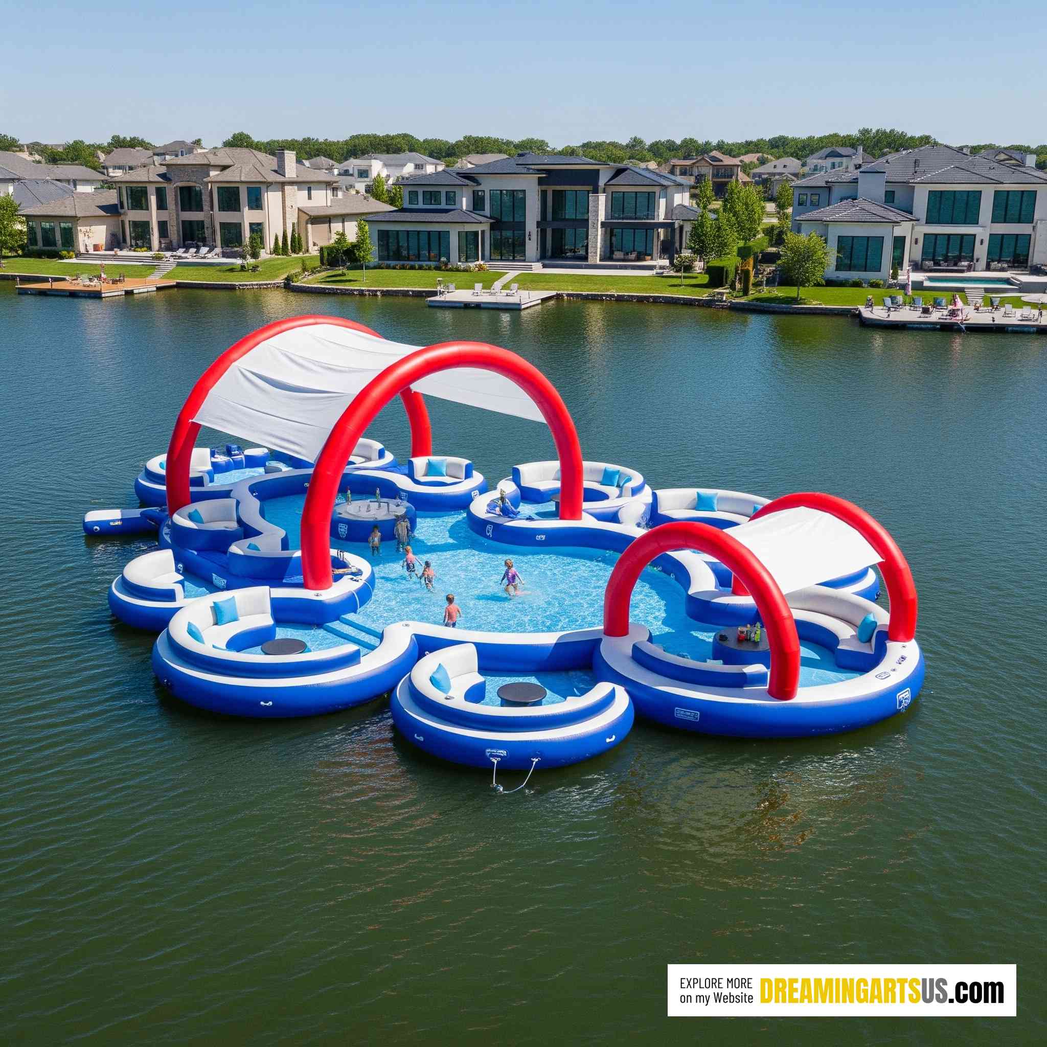 Party Floats with Net Bottom Pools: Perfect for Kids, Adults & Anyone