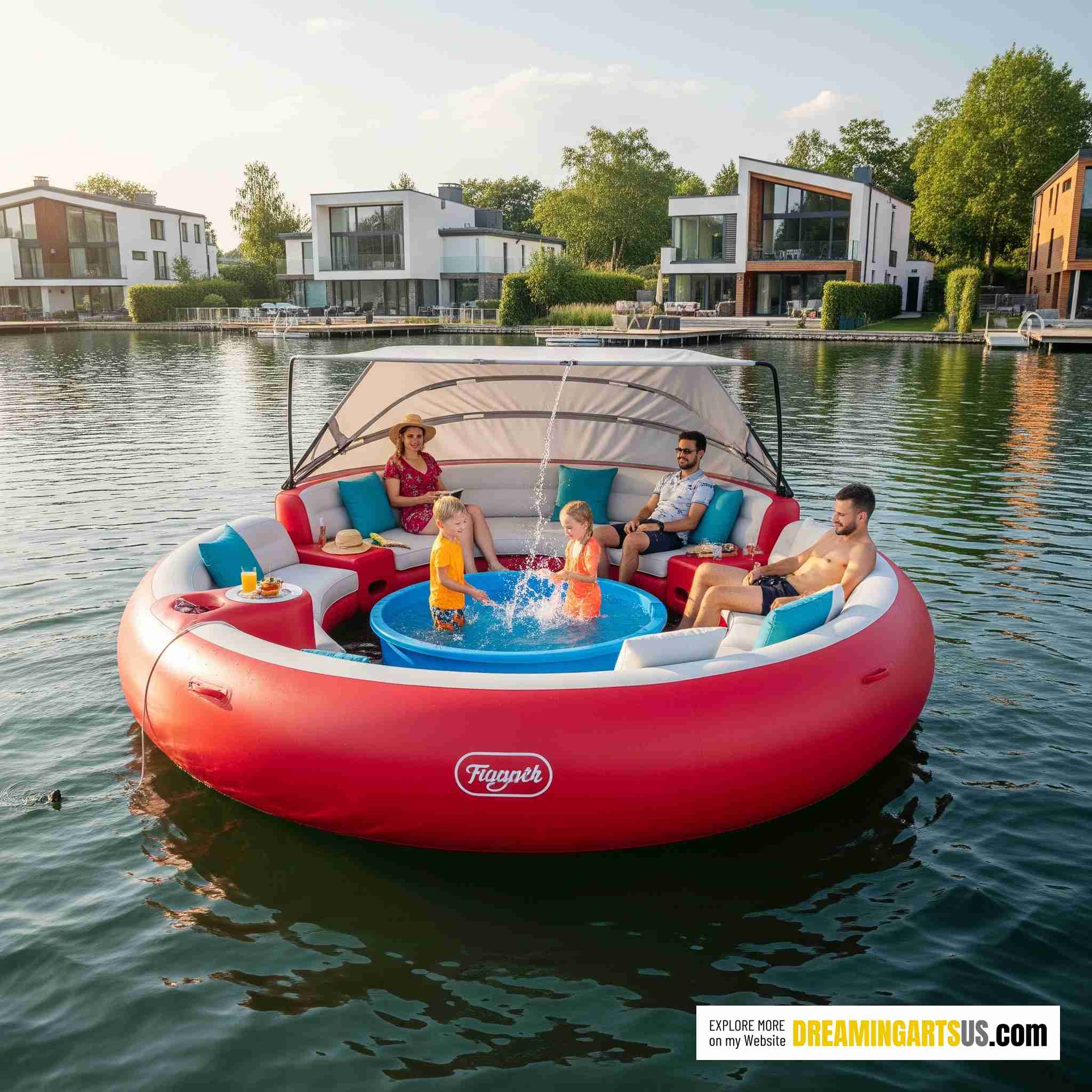 Lake Party Floats With Pools | The Ultimate Summer Must-Have