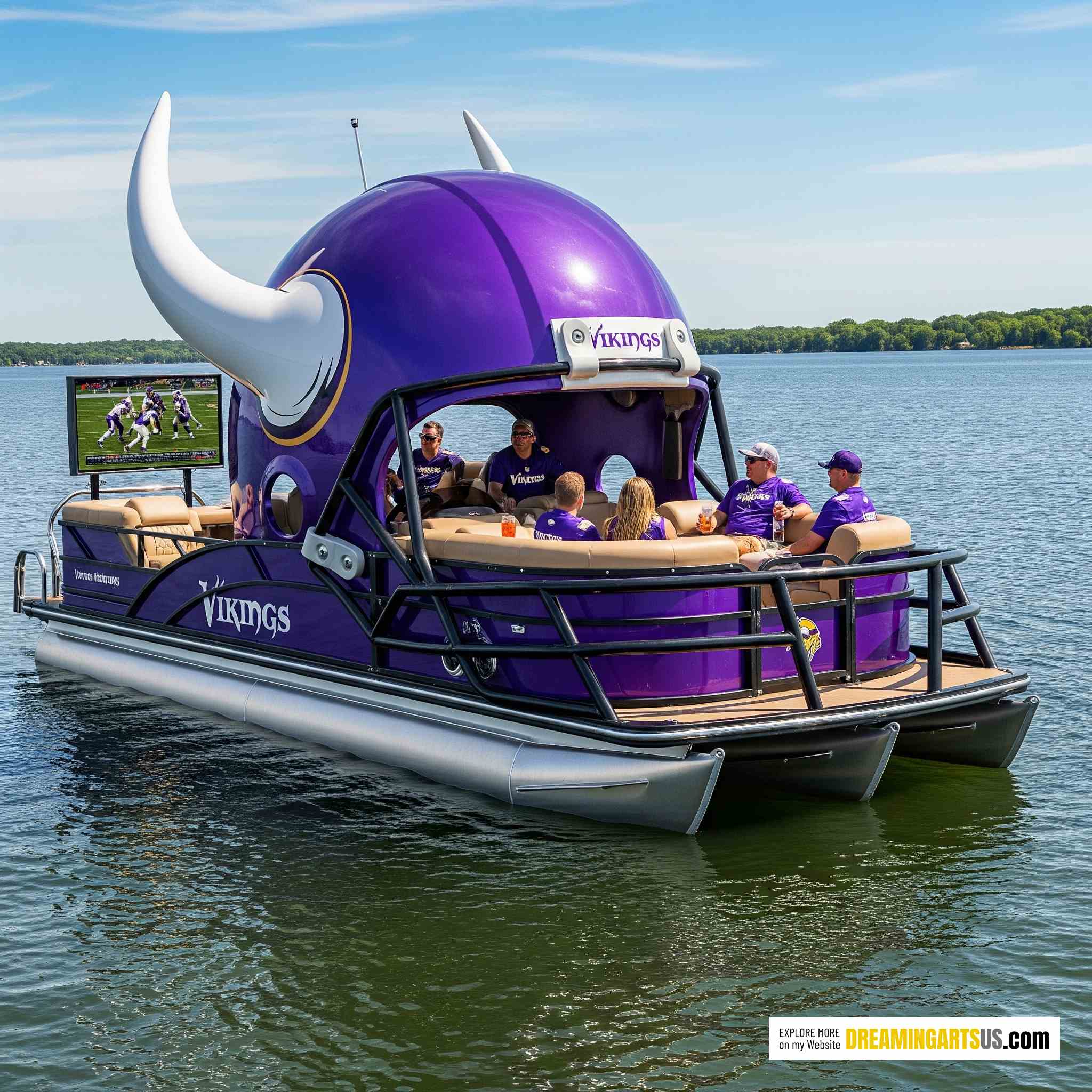 Football Helmet Pontoon for Family Gatherings: Fun for All Ages