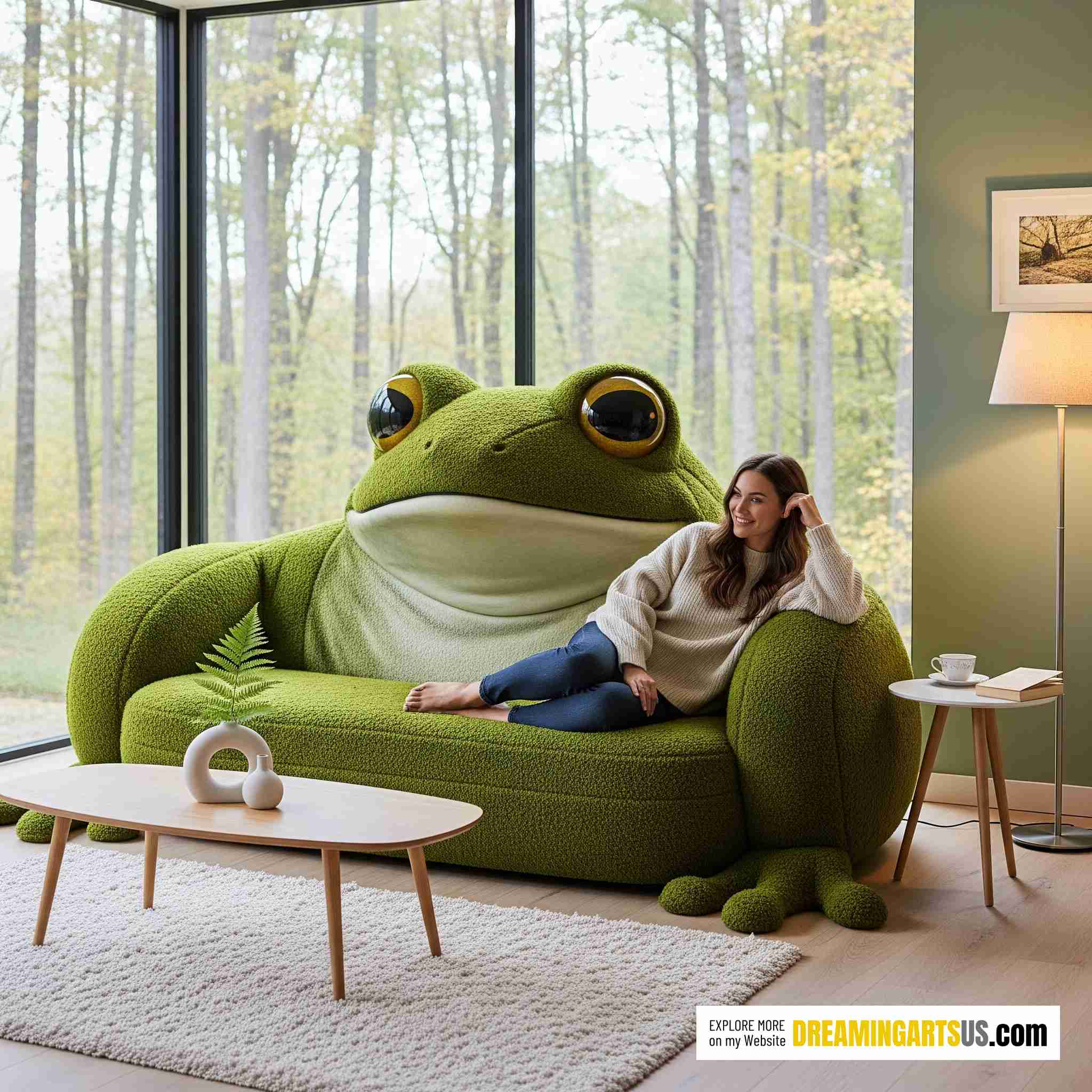 Giant Animal Sofas | Tiger, Frog, Owl, Elephant, Bear & Panda