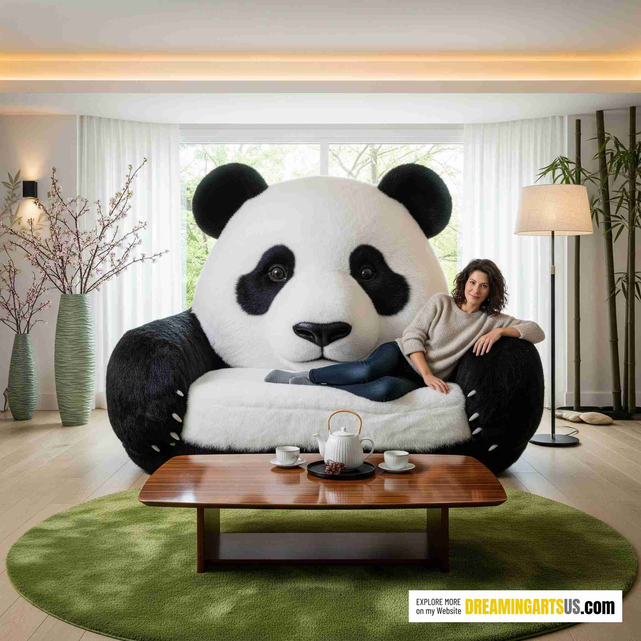 Giant Animal Sofas | Tiger, Frog, Owl, Elephant, Bear & Panda