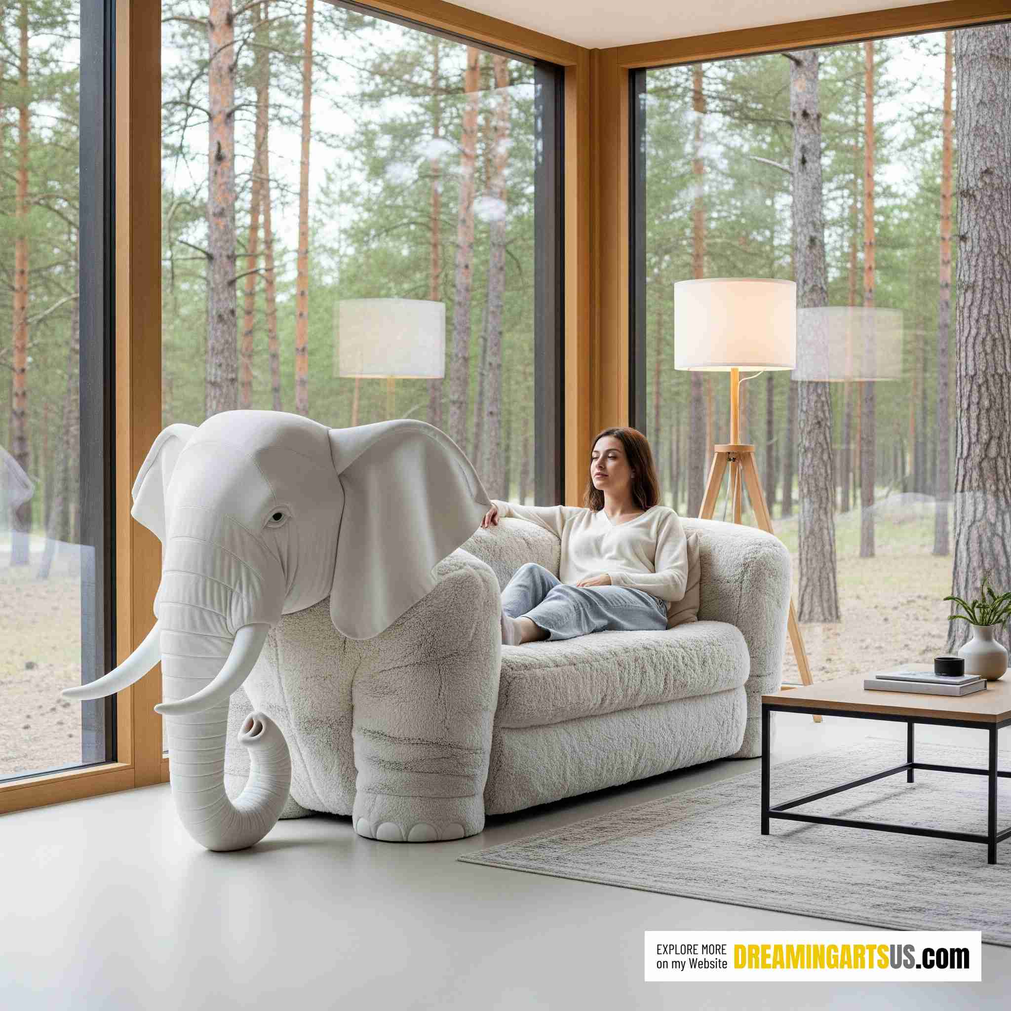 Giant Animal Sofas | Tiger, Frog, Owl, Elephant, Bear & Panda