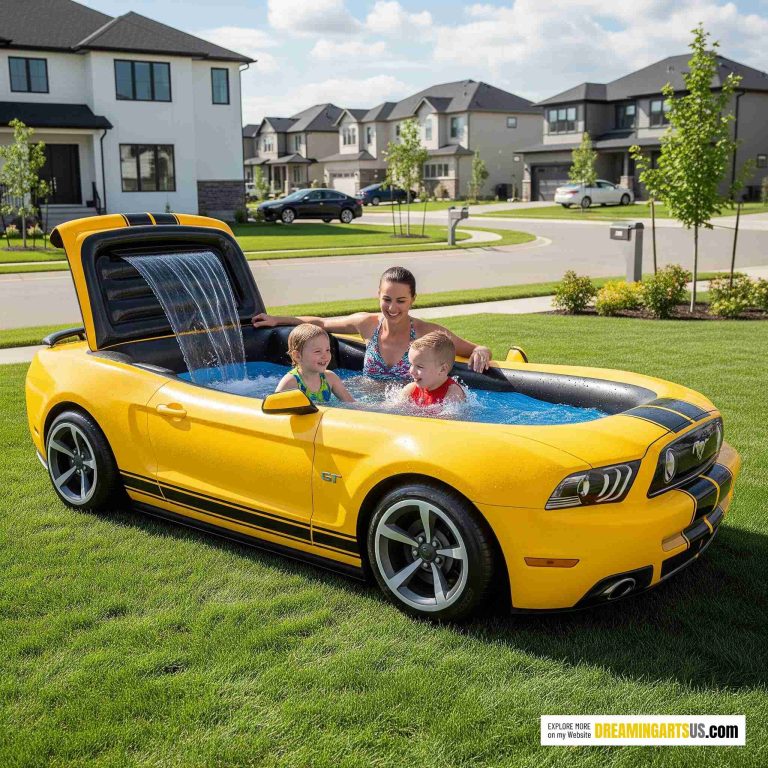 Inflatable Mustang Pool: Perfect Gift for Car Lovers