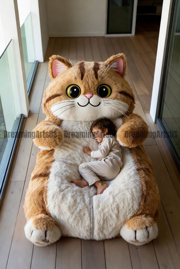 Cat Shaped Sleeping Bag — Ideal for Sleepovers & Lazy Days