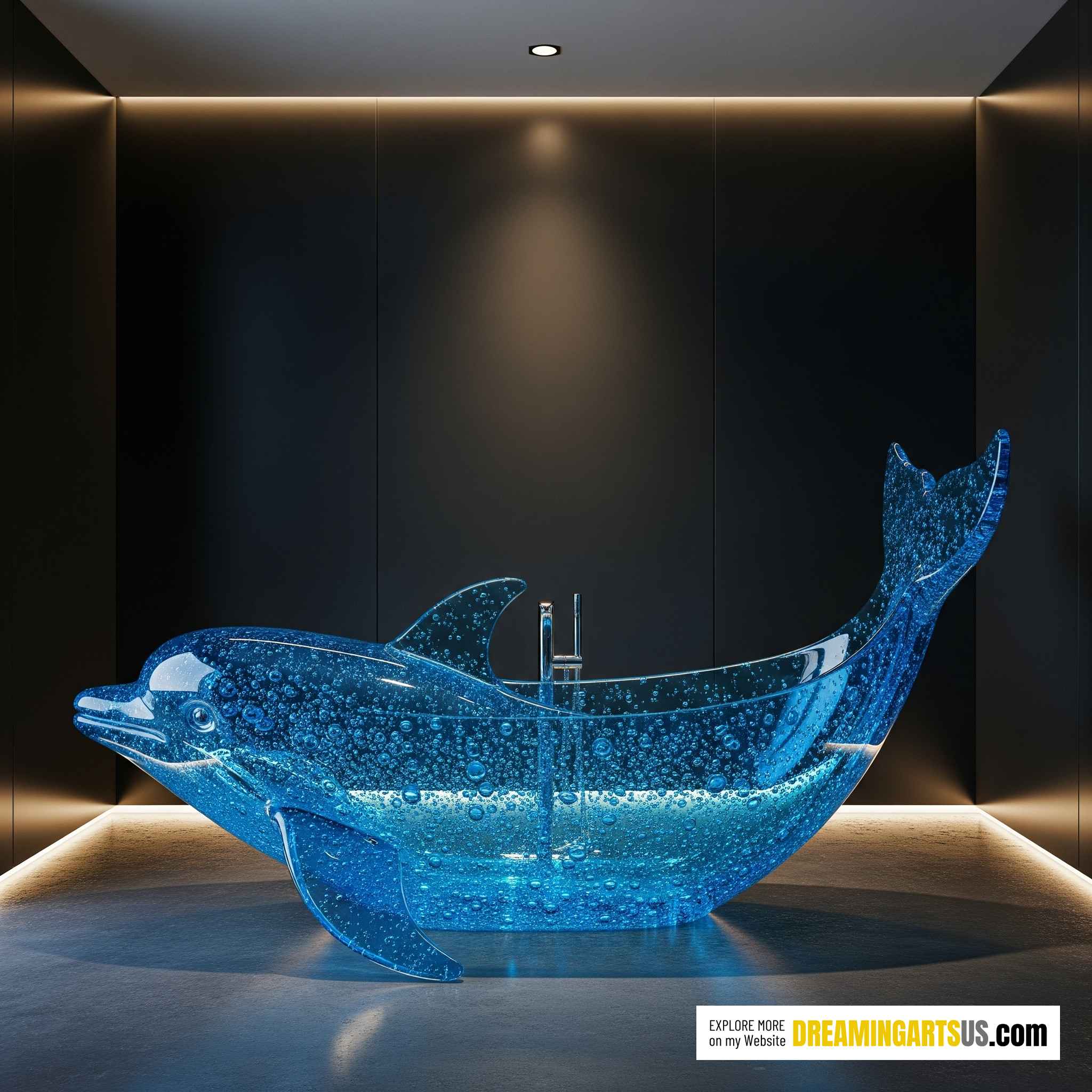 Glass Sea Creature Bathtubs for Luxury Homes in 2025