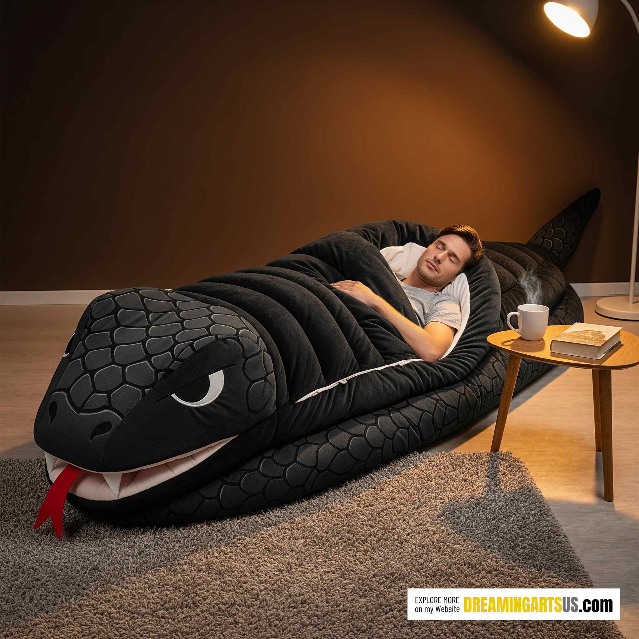 Snake-shaped Sleeping Bag | Practical, Fun & Incredibly Cozy