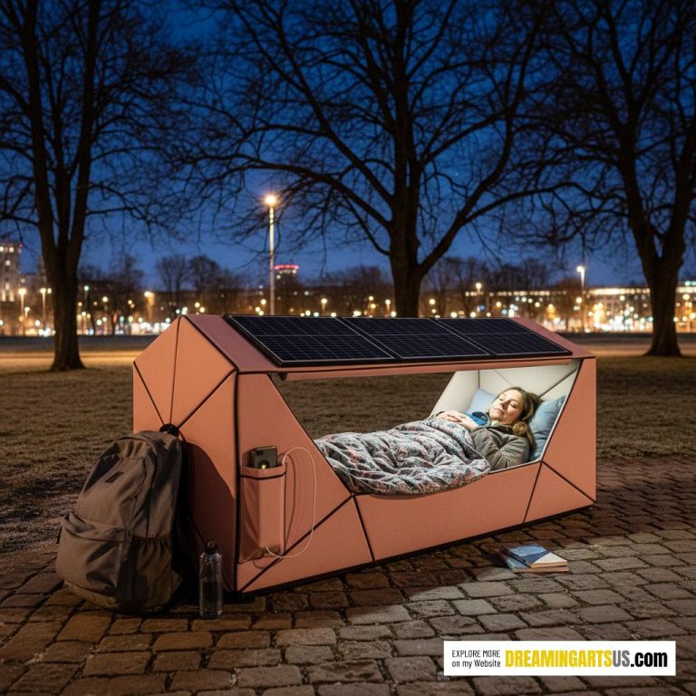Backpack Bed with Solar Panel | A Backpack that becomes a Bed