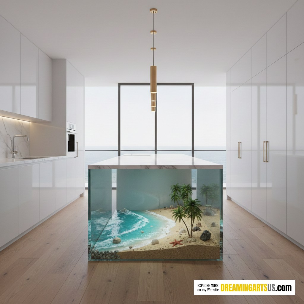 Beach Scene Kitchen Islands in 2026: Luxury Meets Island Style