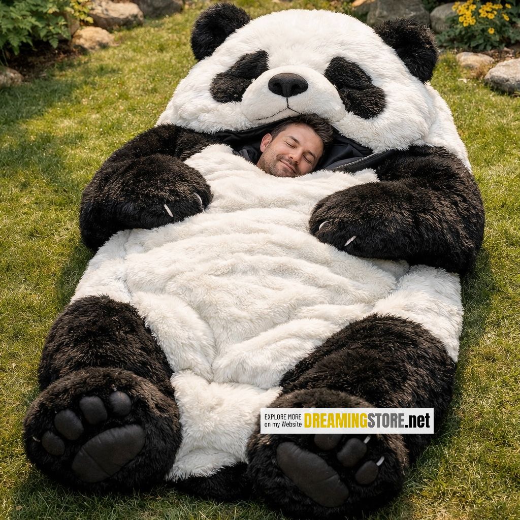 Fluffy Panda Sleeping Bag Gift Guide for Panda Lovers