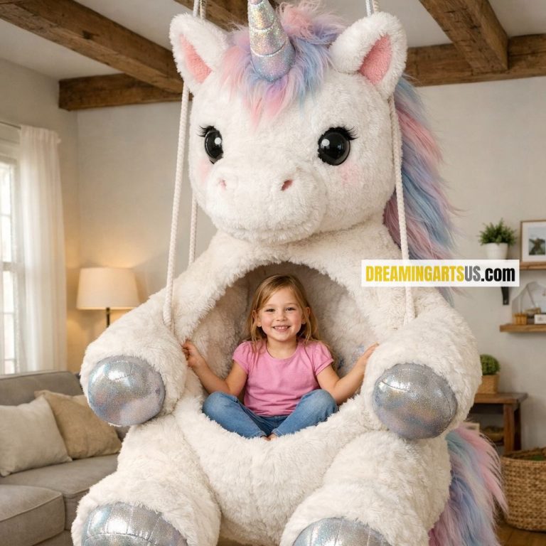 Unicorn Swing Chair | Creative Decor inspiration for Fantasy Lovers