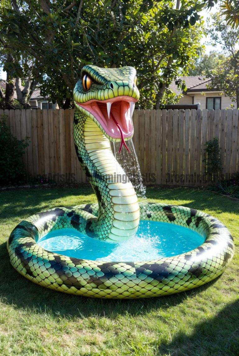 Inflatable Snake Pools: Make Your Backyard the Talk of the Town